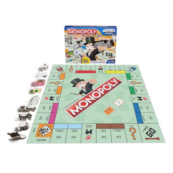 Hasbro | Games | Hasbro Spin Master Games Giant Monopoly Board Game ...